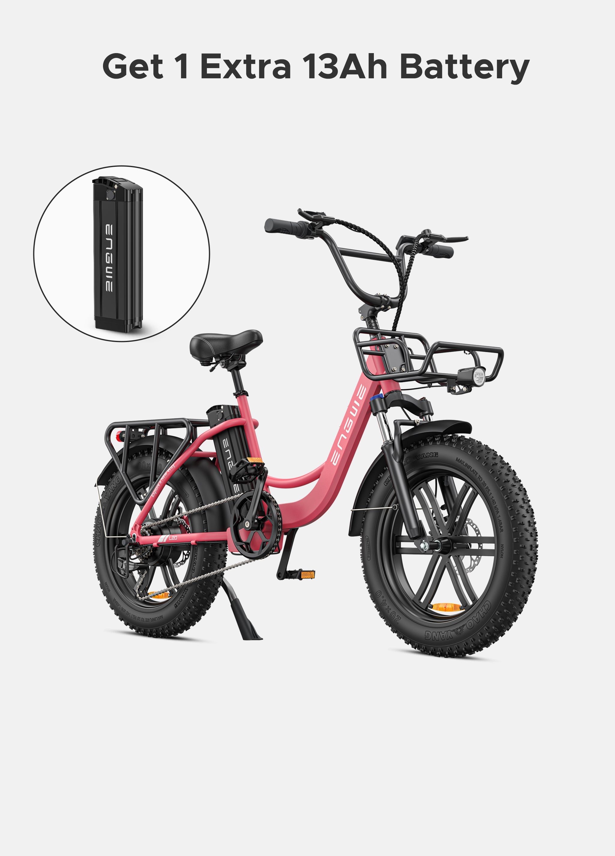 Engwe L20 Battery Pack - Powerful E-Bike for Adventure ...